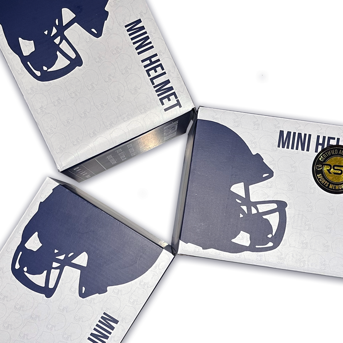 3x Signed Football Mini Helmet Mystery Box — RSA