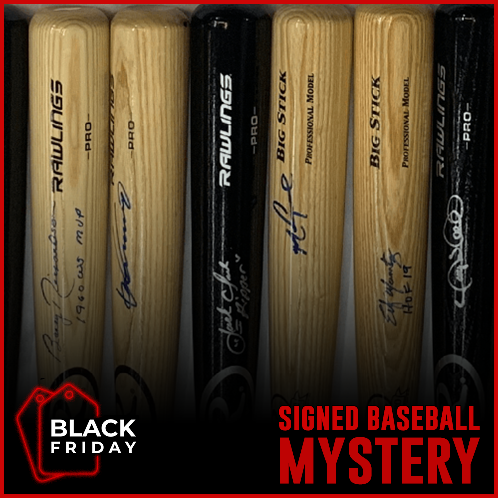 Autographed MLB Baseball Bat Mystery Box — RSA