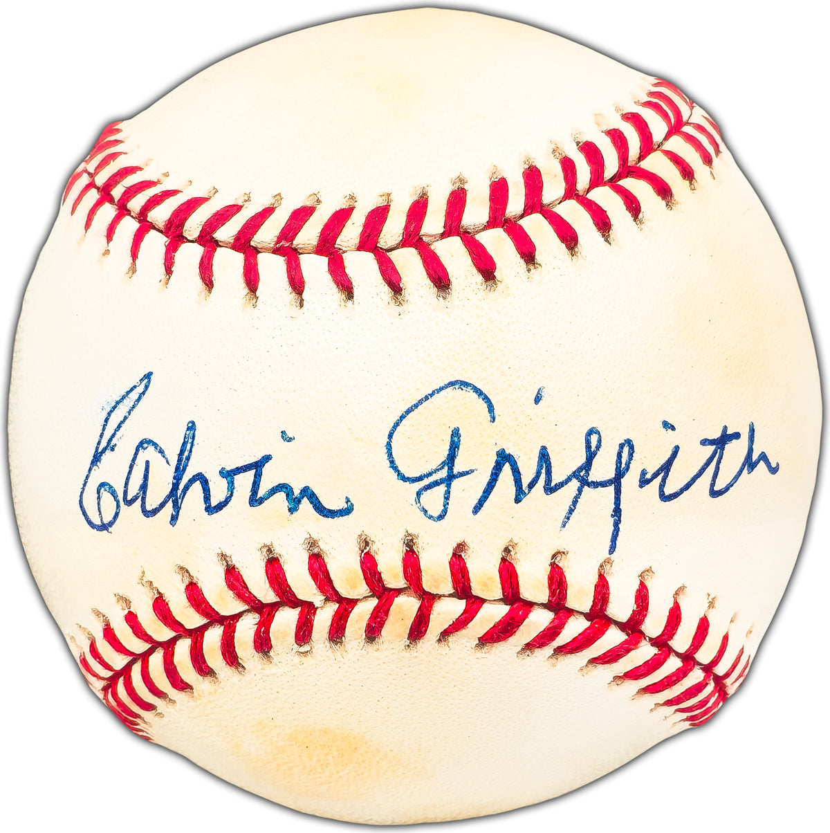 Calvin Griffith Autographed Official AL Baseball Minnesota Twins Owner ...