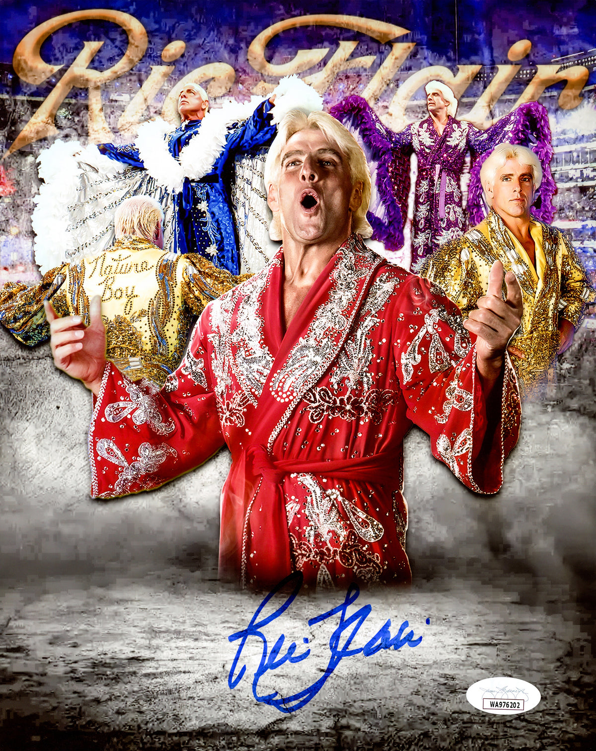 Ric Flair Autographed 8x10 Photo WWE JSA — RSA