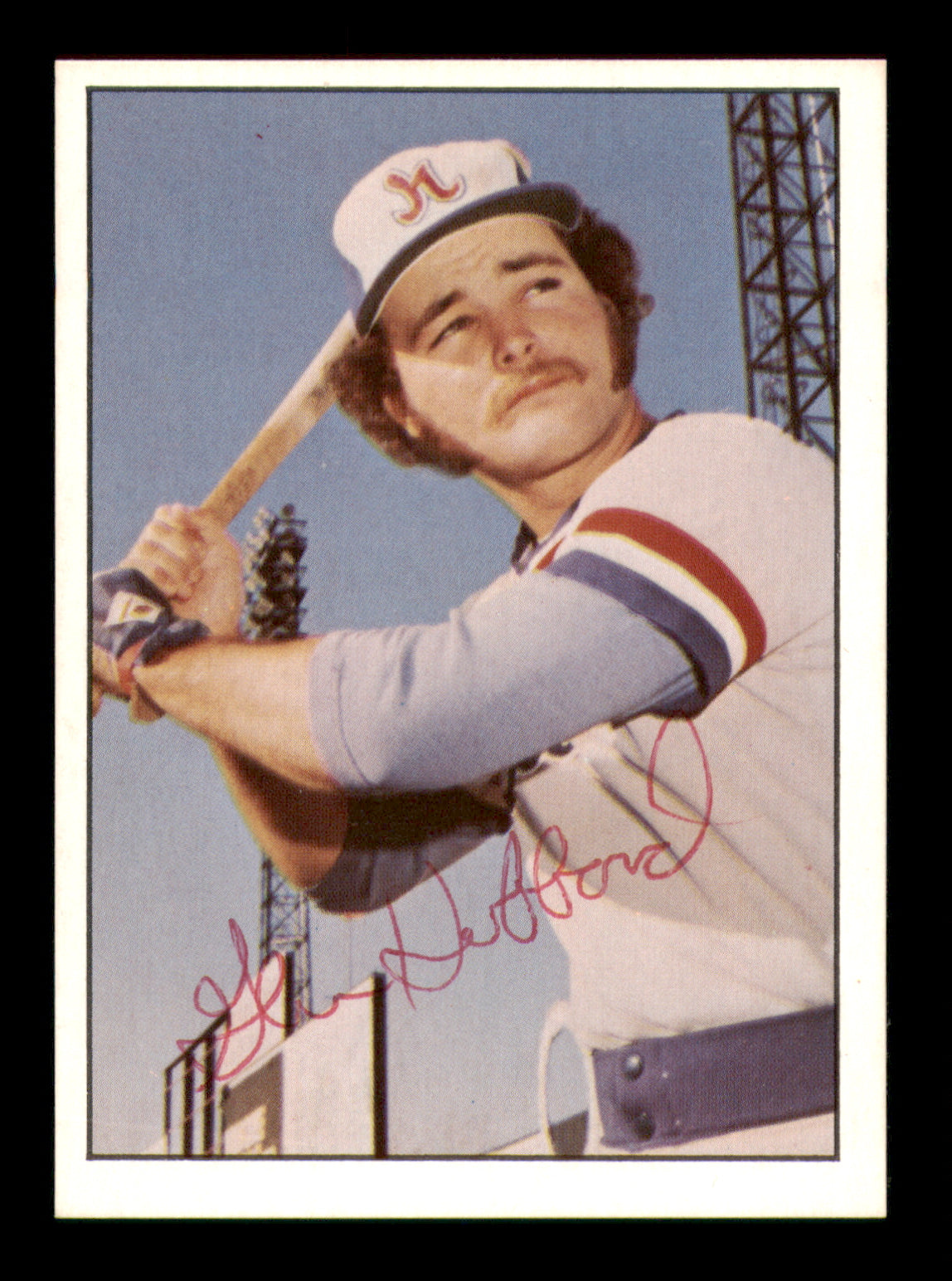 Glenn Hubbard Autographed 1978 TCMA Rookie Card #127 Richmond Braves — RSA