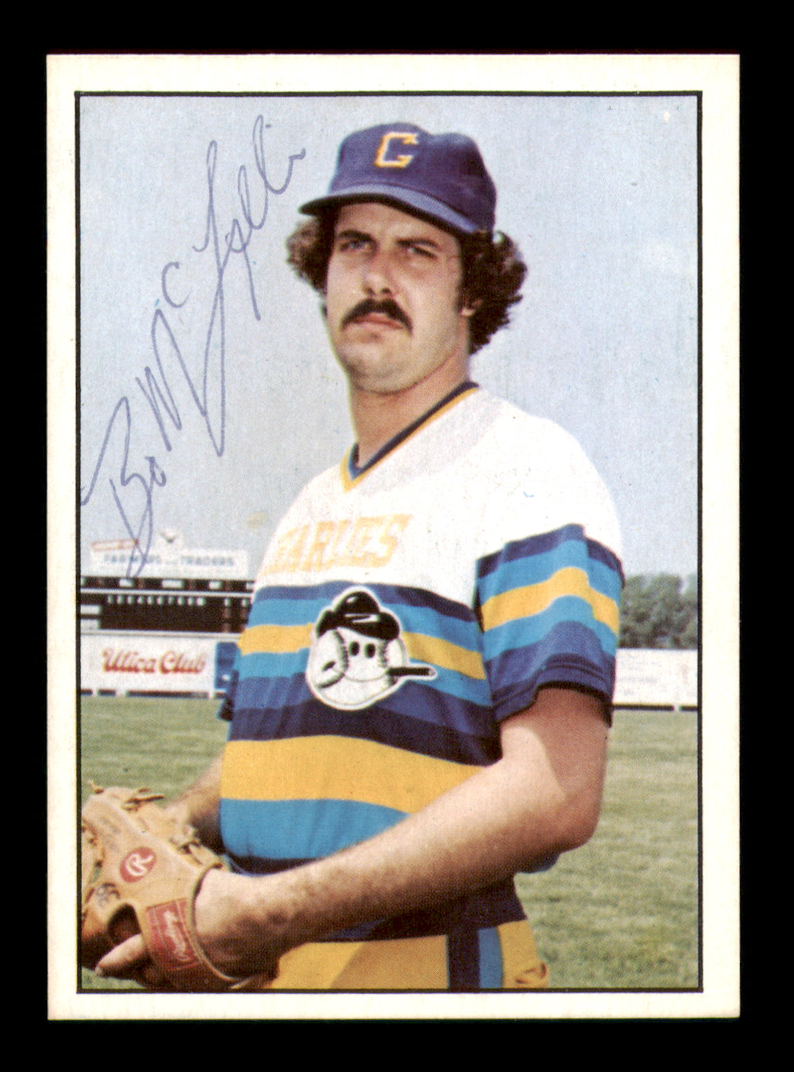 Bo McLaughlin Autographed 1978 TCMA Card #93 Charleston Charlies — RSA