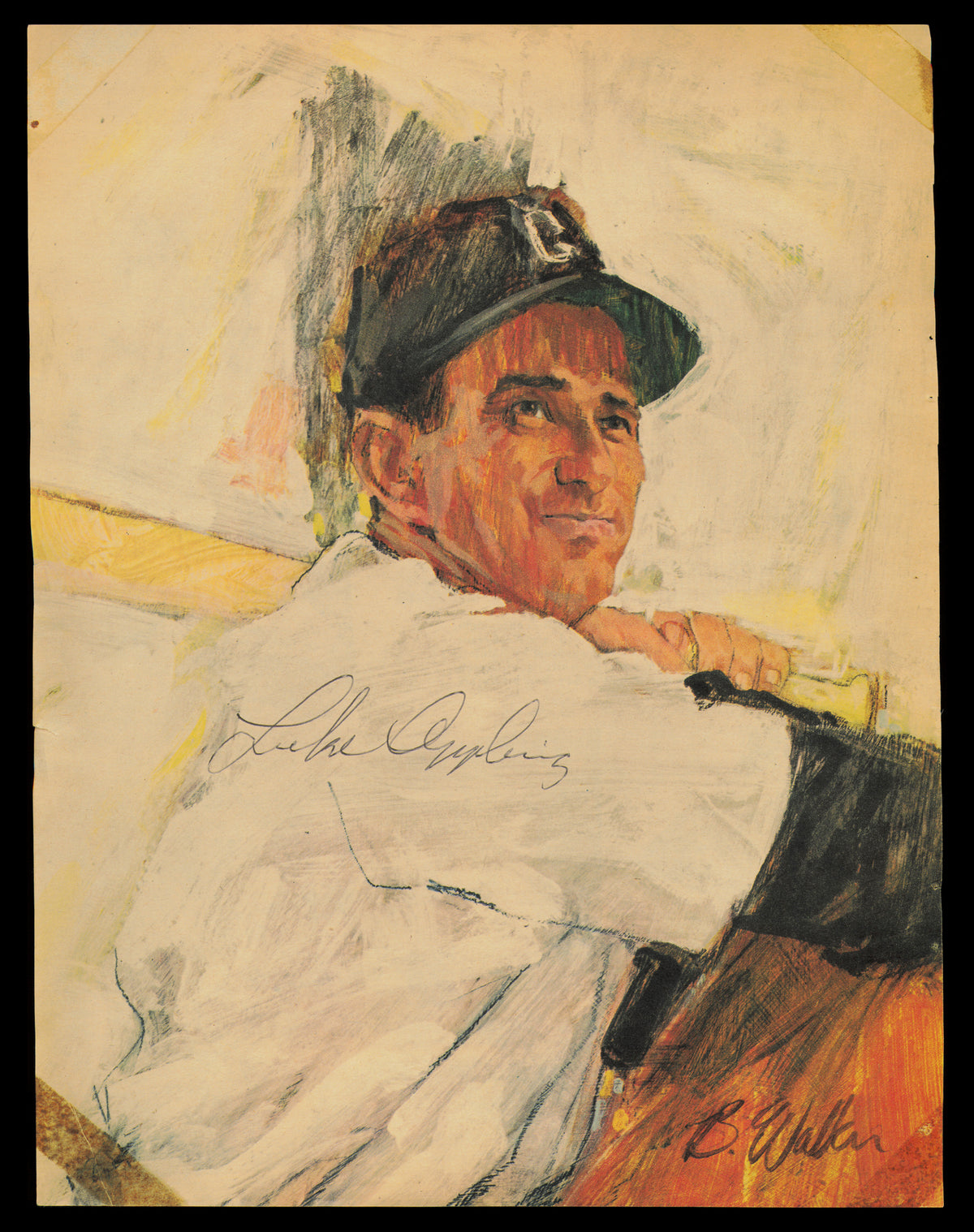 Luke Appling Autographed 8.5x11 Magazine Page Photo Chicago White Sox — RSA