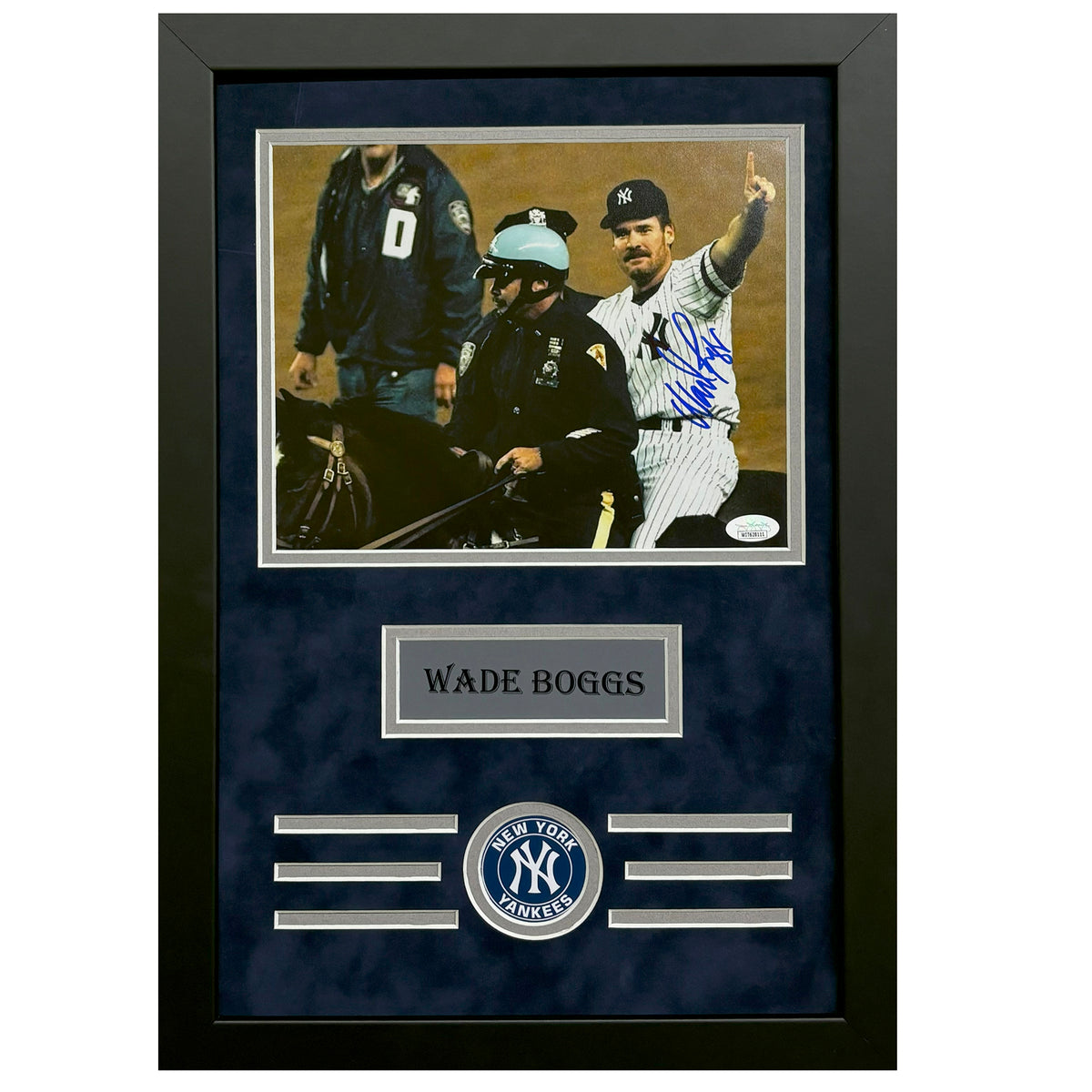 Wade Boggs Hand Signed & Framed New York Yankees 8x10 Photo (JSA) — RSA