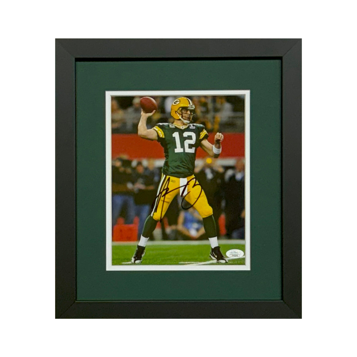 Aaron Rodgers Signed Greenbay Packers Framed 8x10 Photo — RSA