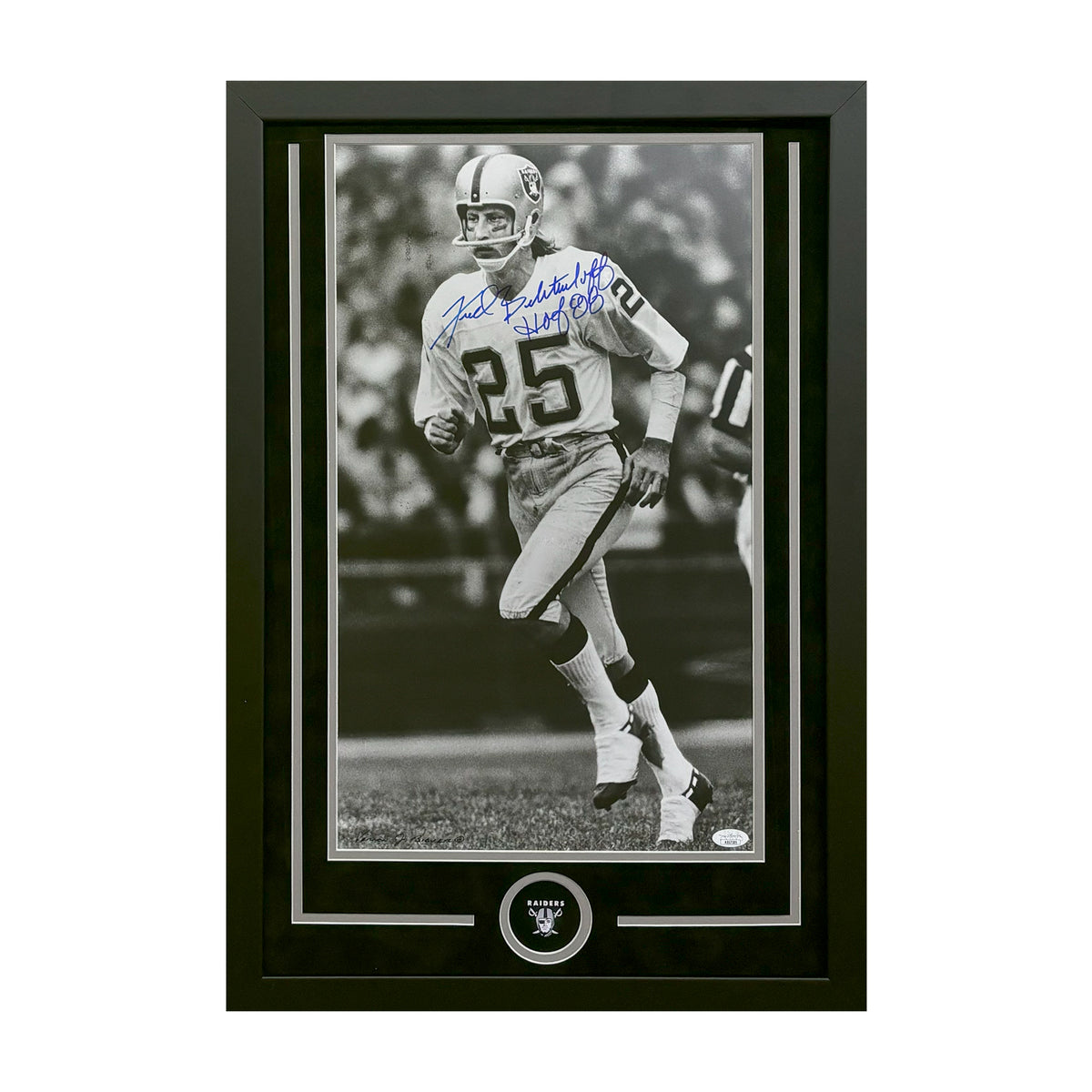 Fred Biletnikoff HOF 88 Hand Signed & Framed Oakland Raiders 16x20 Foo ...