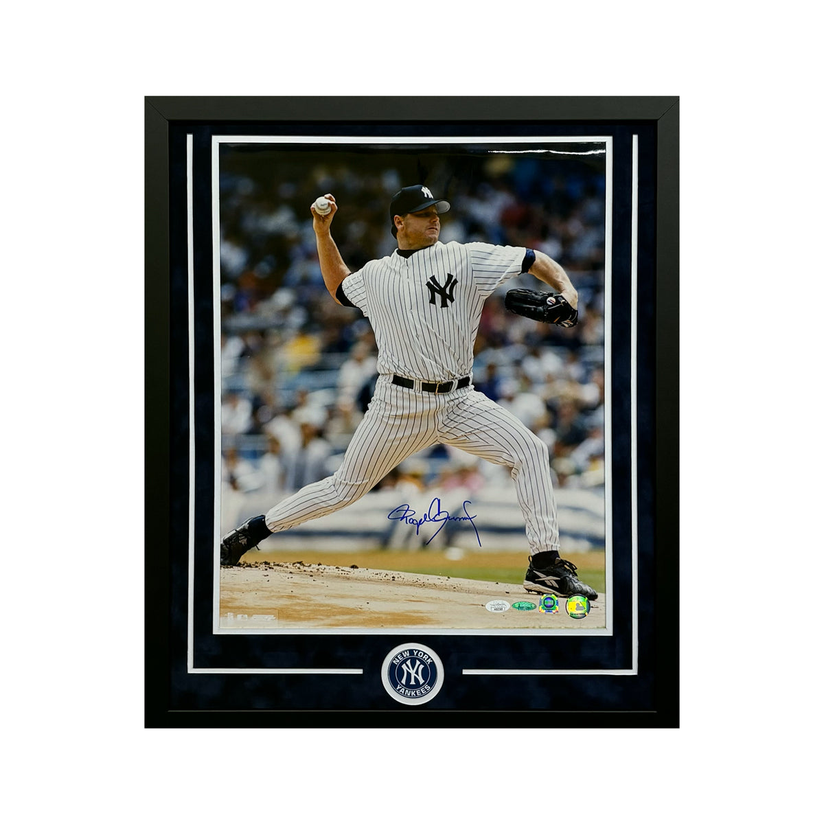 Roger Clemens Hand Signed & Framed New York Yankees 16x20 Baseball Pho ...