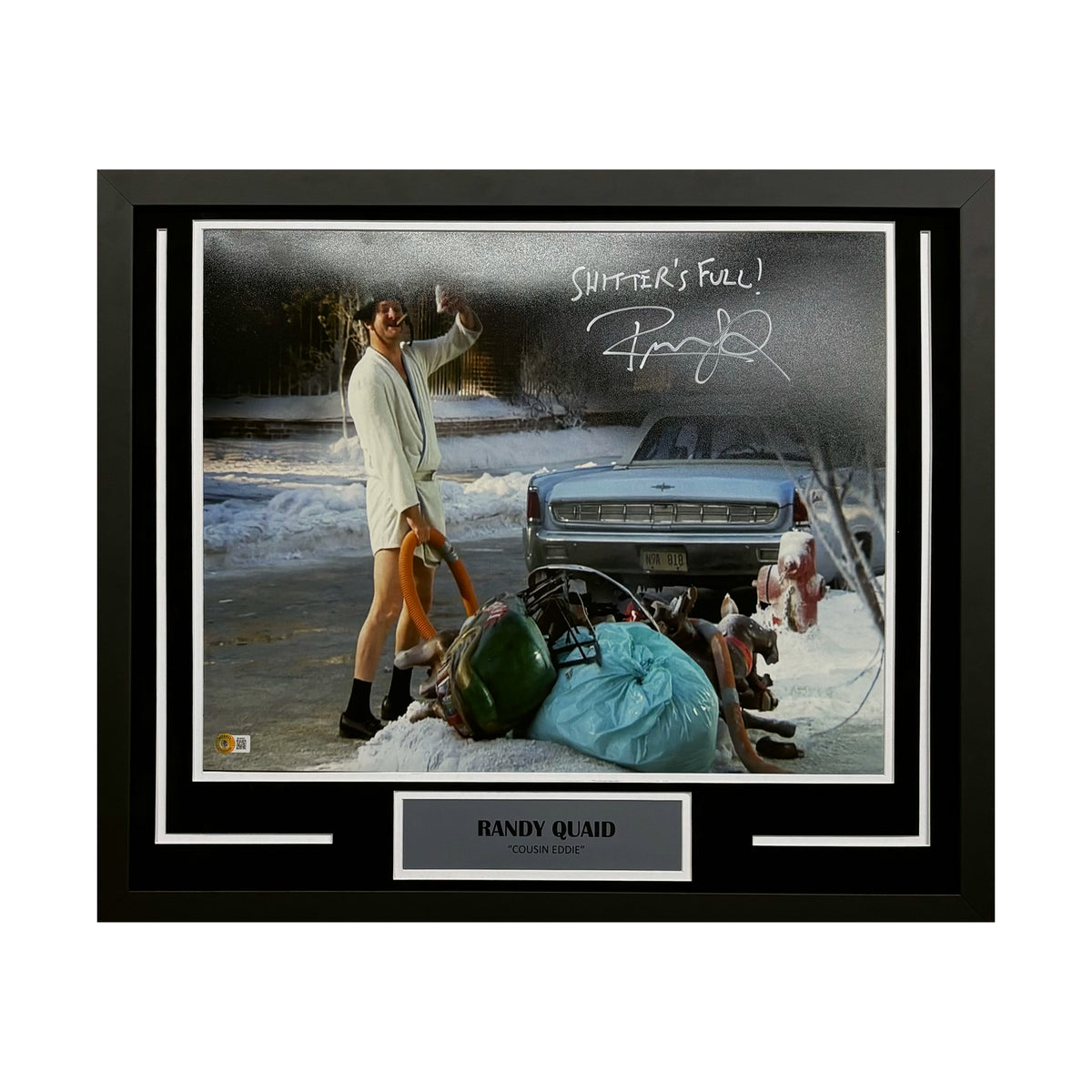 Randy Quaid Sh**ter's Full Hand Signed & Framed 16x20 Christmas Vacati ...