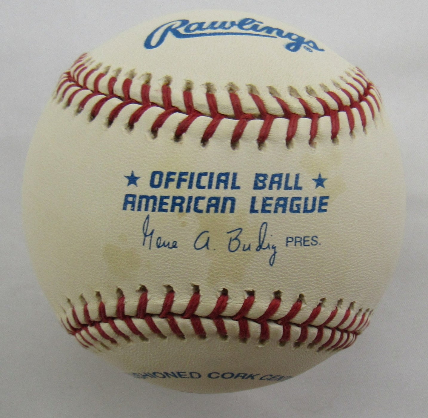Jack Aker Signed Auto Rawlings Baseball B165 — RSA