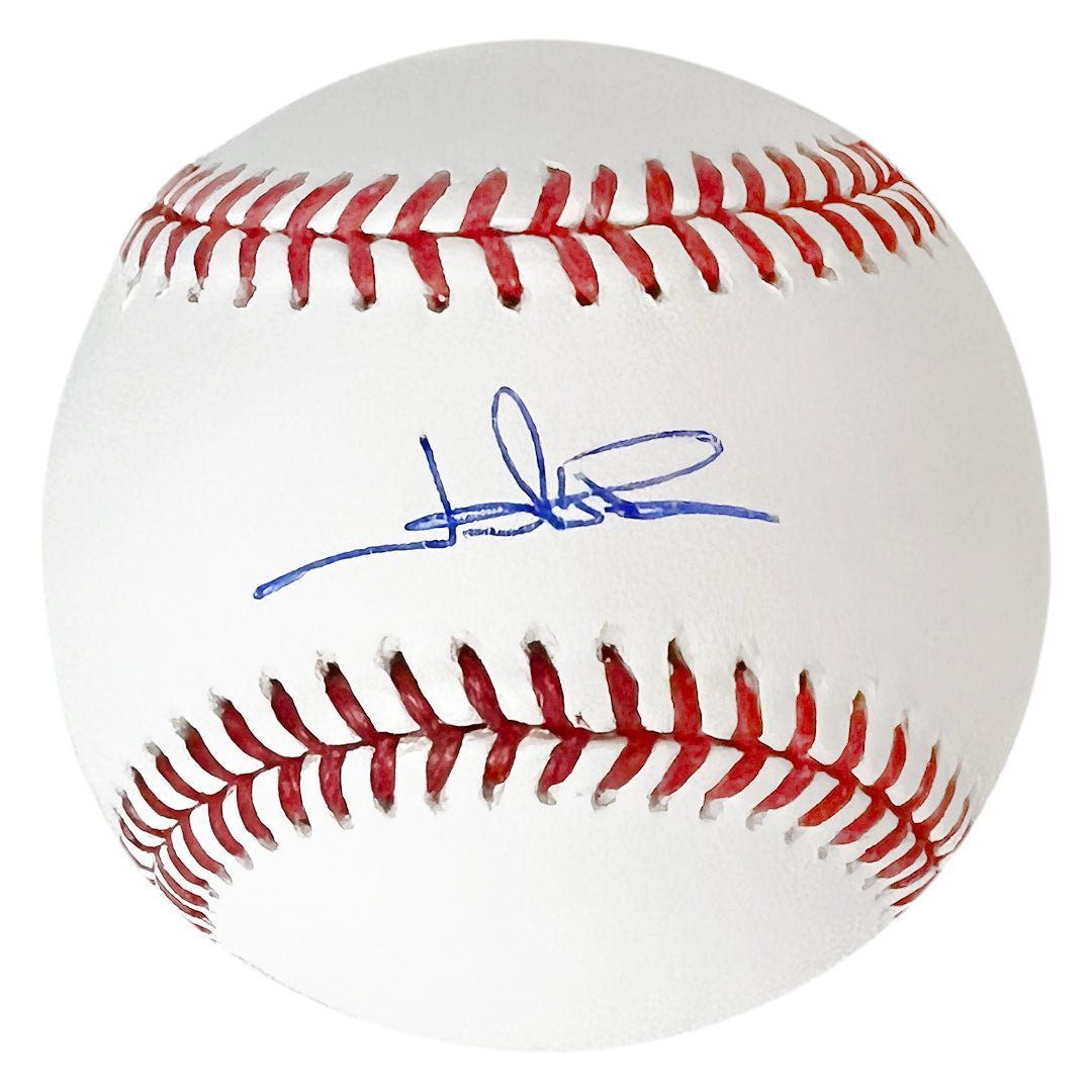 Jim Abbott Signed Rawlings Official Major League Baseball (Beckett) — RSA