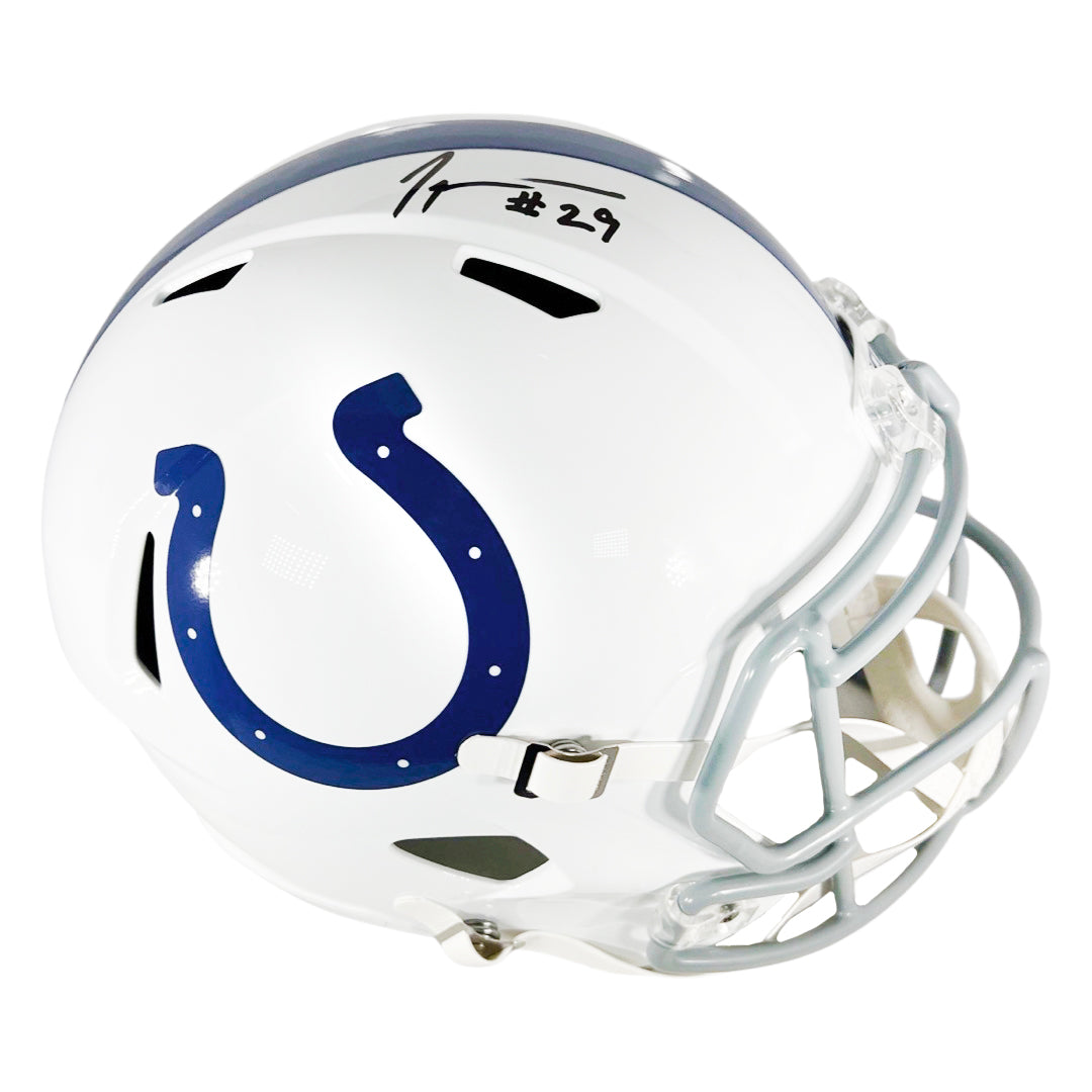 Joseph Addai Signed Indianapolis Colts Speed Full-Size Replica Footbal ...
