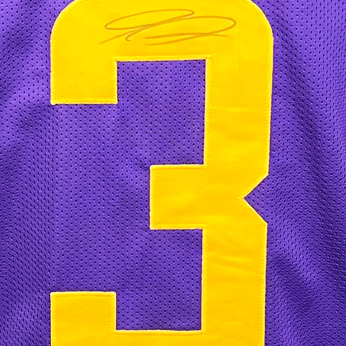 Jordan Addison Signed Minnesota Color Rush Football Jersey (Beckett) — RSA