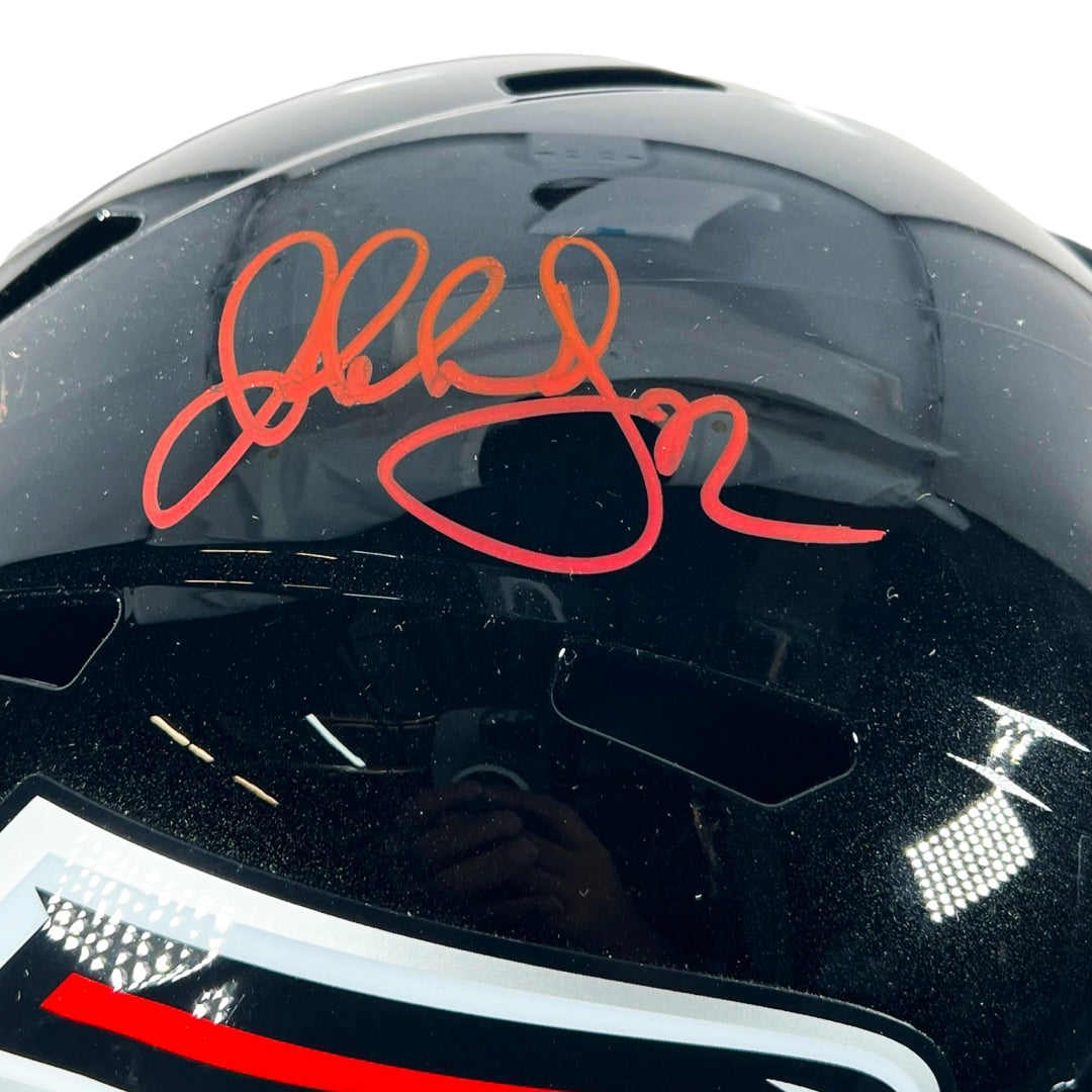 Jamal Anderson Signed Atlanta Falcons Speed Full-Size Replica Football ...