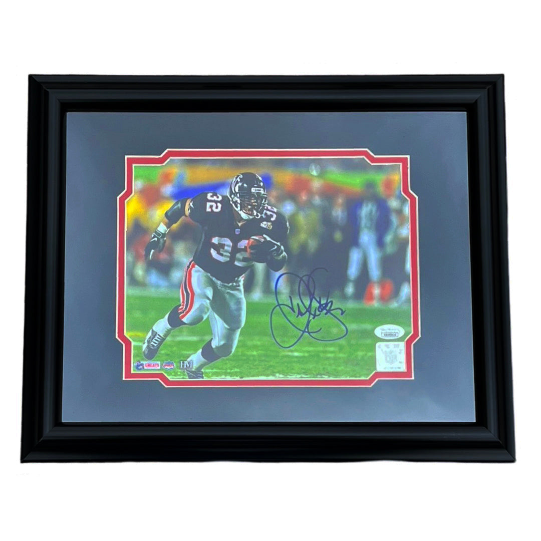 Jamal Anderson Signed Atlanta Pose 1 Football Framed 8x10 Photo (JSA) — RSA