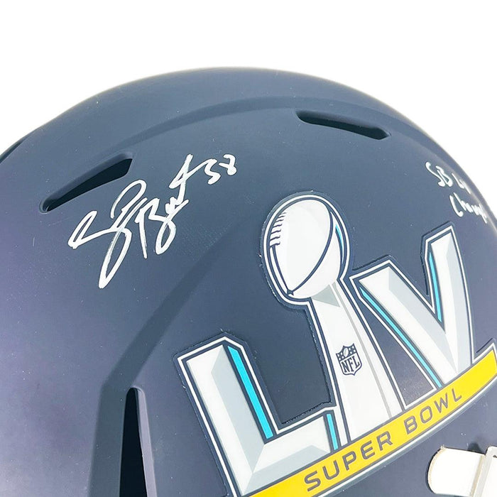 Shaq Barrett Signed SB LV Champs Inscription Super Bowl 55 Edition Spe ...