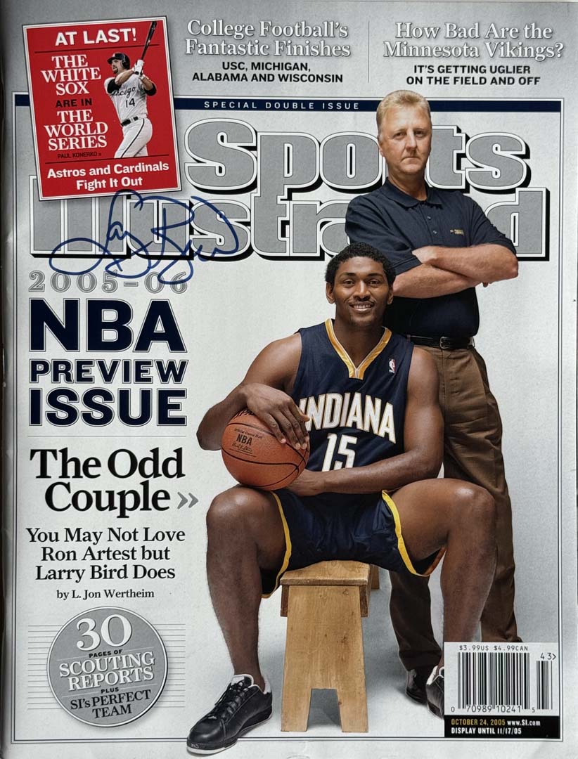 Larry Bird Signed Sports Illustrated 10/24/2005 Issue (JSA) — RSA