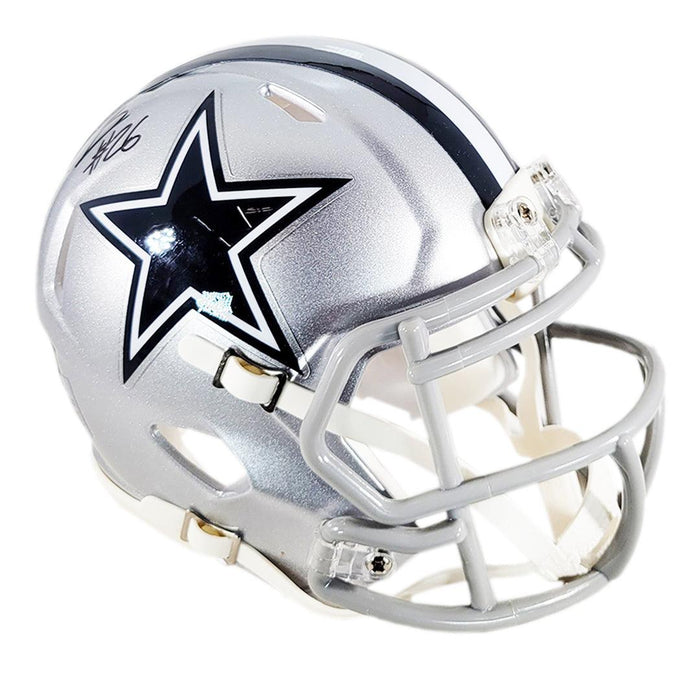 Daron Bland Signed Dallas Cowboys Speed Mini Football Helmet (JSA) — RSA