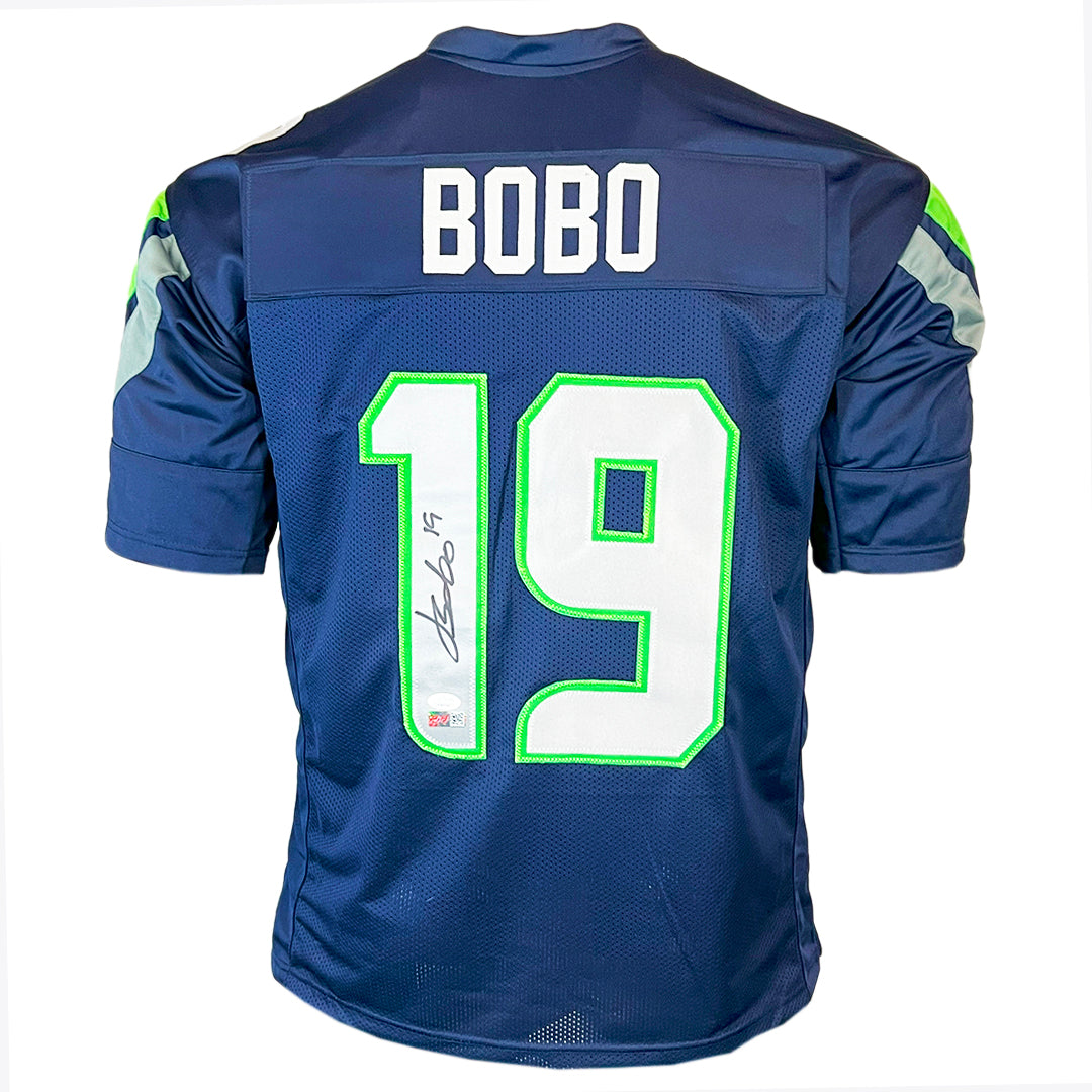 Jake Bobo Signed Seattle Navy Football Jersey (JSA) — RSA