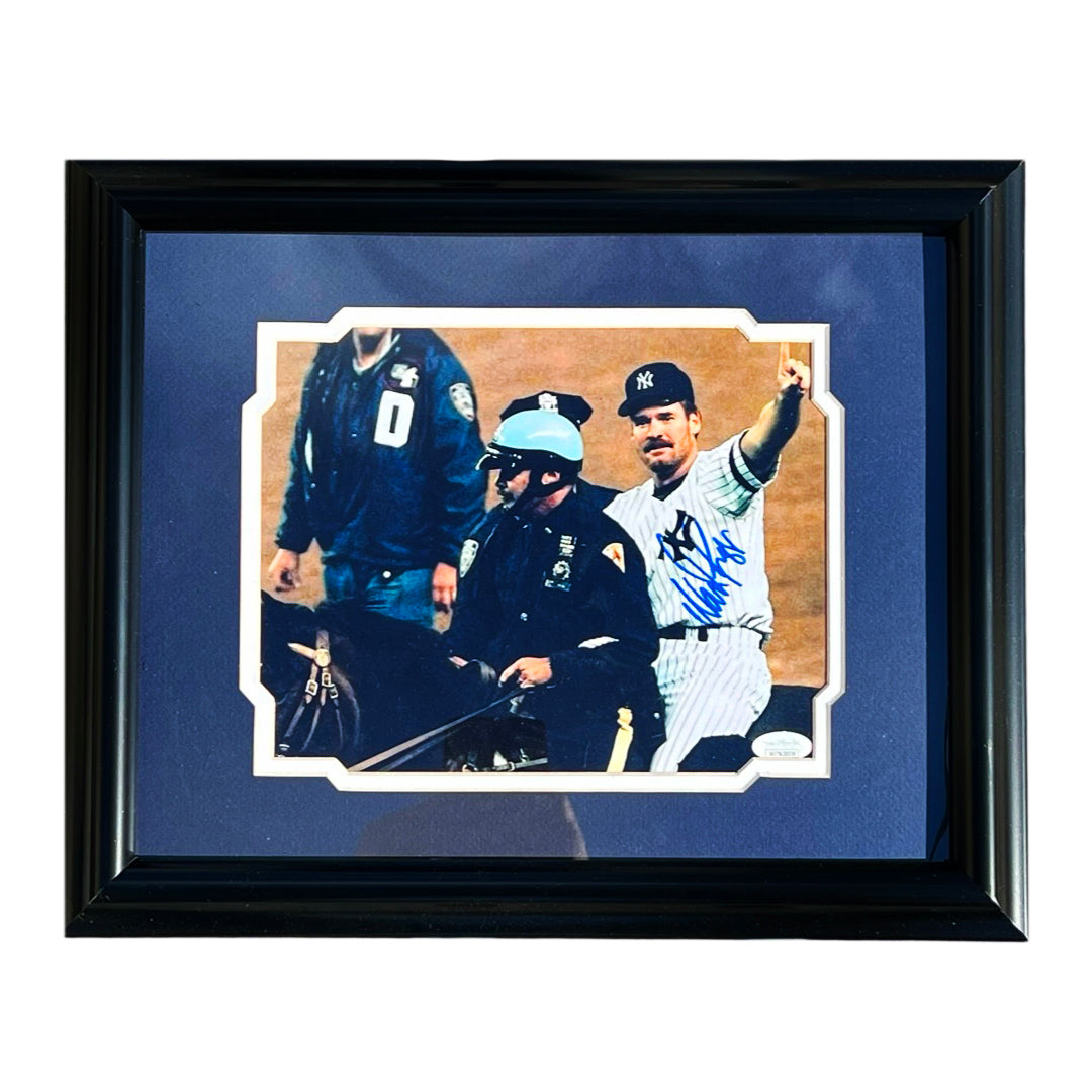 Wade Boggs Signed New York Pose 1 Baseball Framed 8x10 Photo (JSA) — RSA