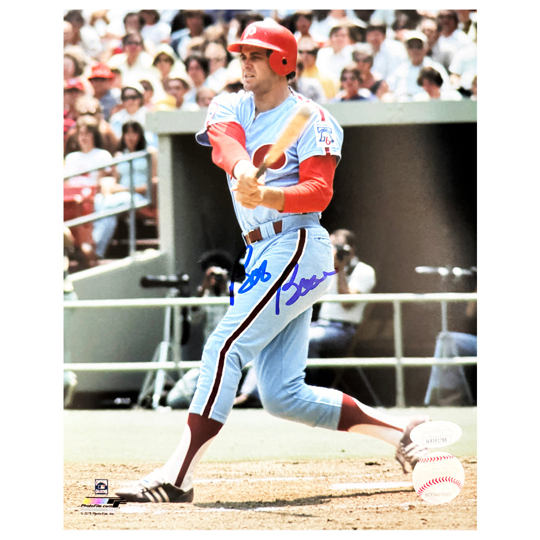 Bob Boone Signed Philadelphia Pose 3 Baseball 8x10 Photo (JSA) — RSA