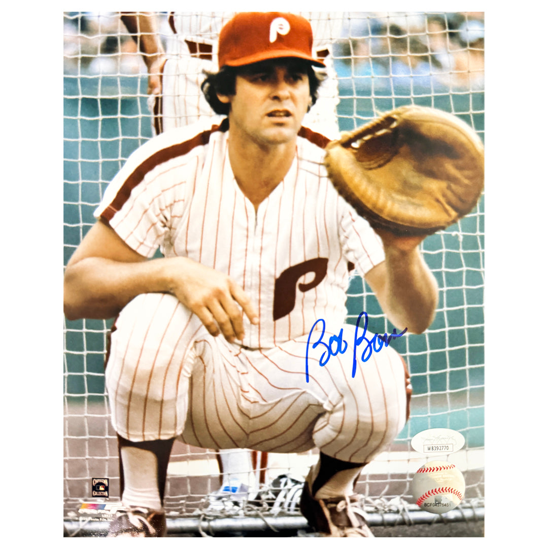 Bob Boone Signed Philadelphia Pose 4 Baseball 8x10 Photo (JSA) — RSA
