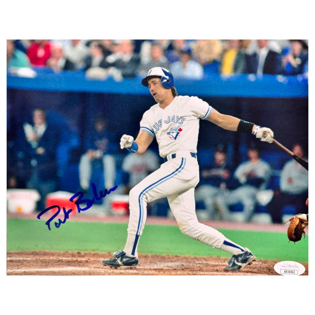 Pat Borders Signed Toronto Pose 1 Baseball 8x10 Photo (JSA) — RSA