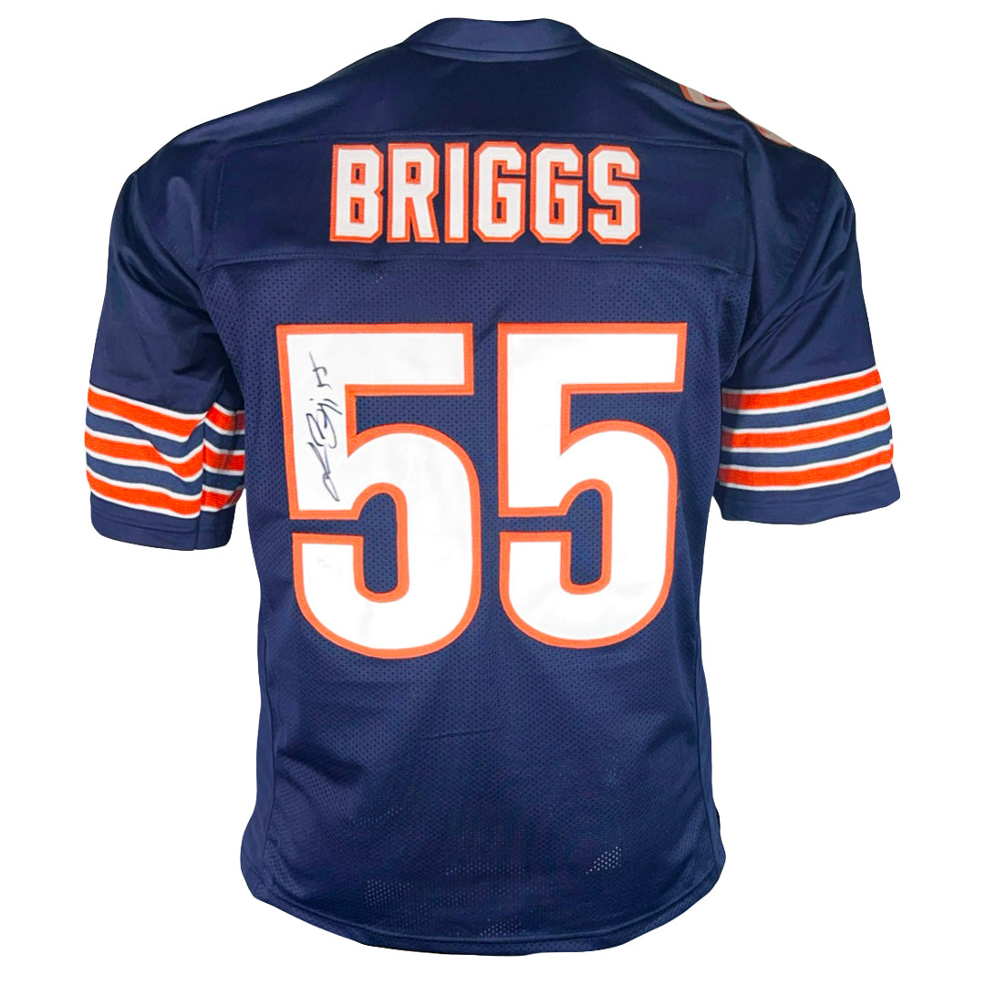 Lance Briggs Signed Chicago Navy Football Jersey (Beckett) — RSA