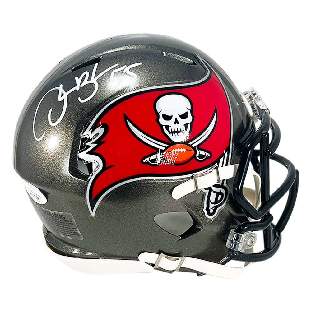 Derrick Brooks Signed Tampa Bay Buccaneers Speed Mini Football Helmet — RSA