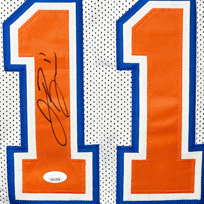 Jalen Brunson Signed New York White Basketball Jersey (JSA) — RSA