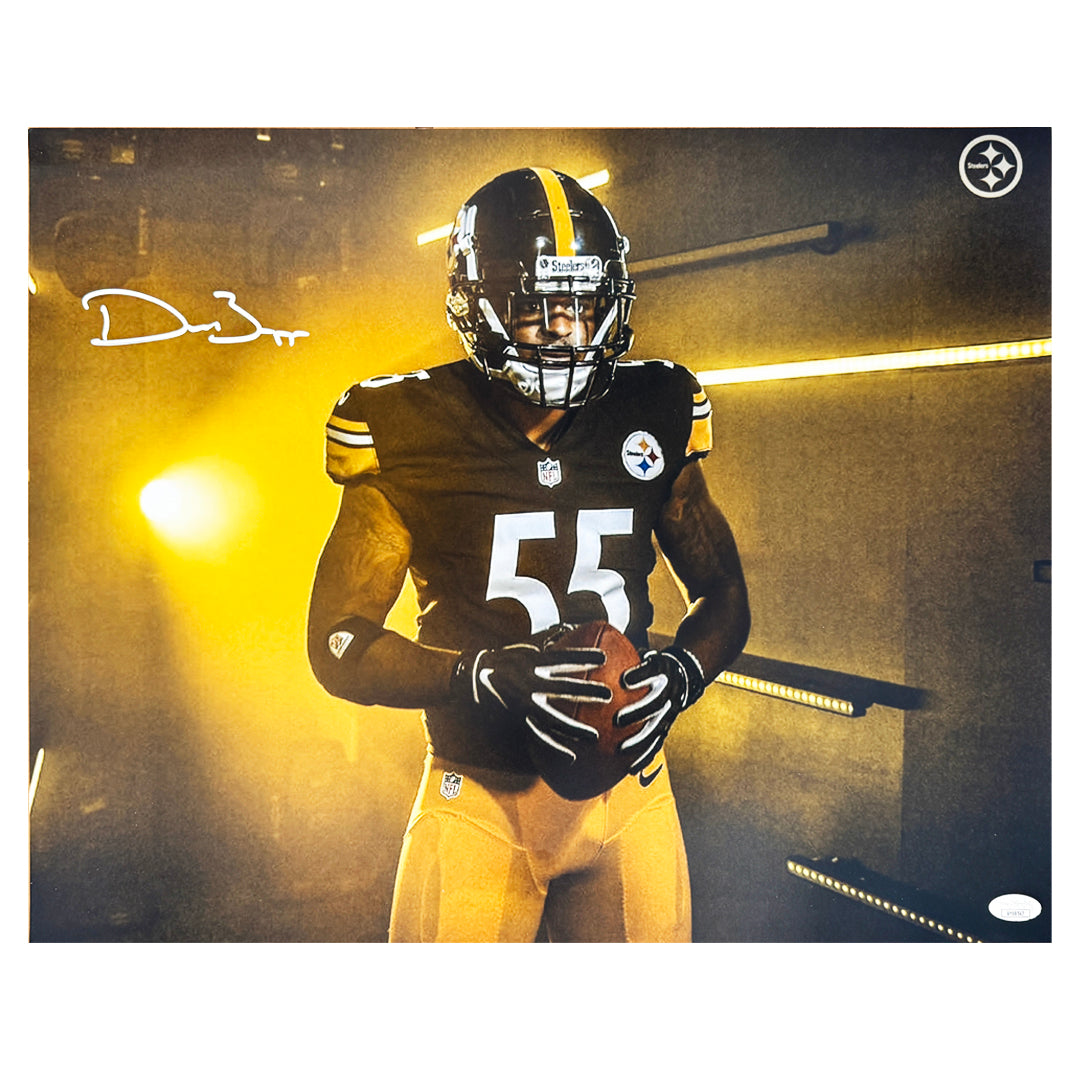 Devin Bush Signed Pittsburgh Football 16x20 Photo (JSA) — RSA