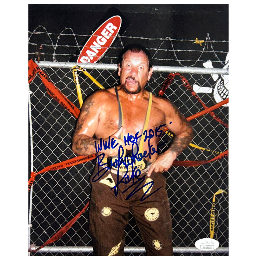 Bushwacker Luke Signed WWE HOF 2015 Inscription Pose 1 Wrestling 8x10 — RSA