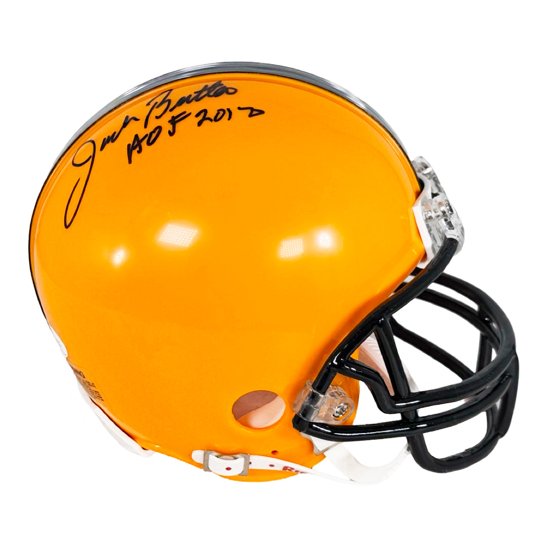 Jack Butler Signed Pittsburgh Steelers Mini Football Helmet (JSA) — RSA