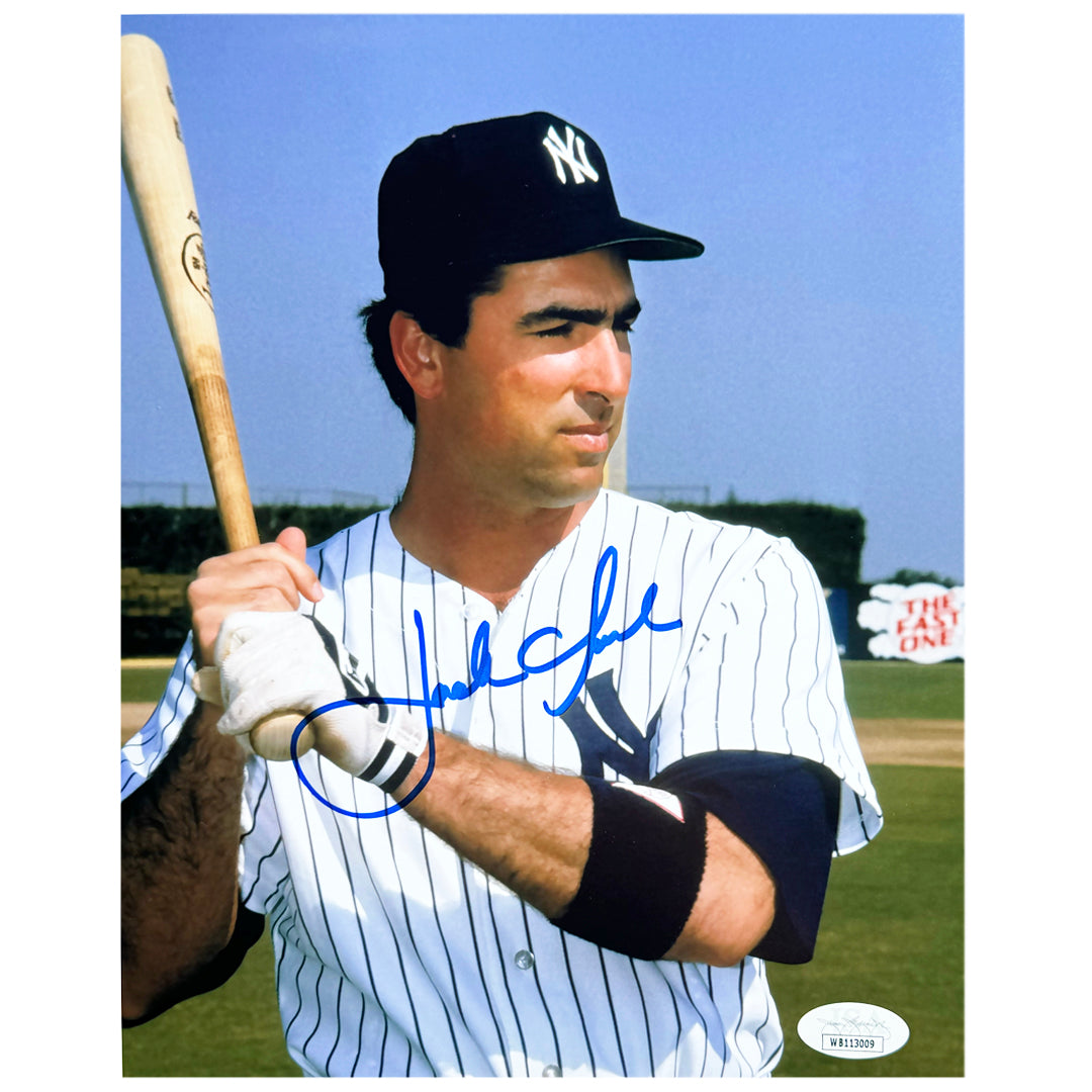 Jack Clark Signed New York Pose 3 Baseball 8x10 Photo (JSA) — RSA