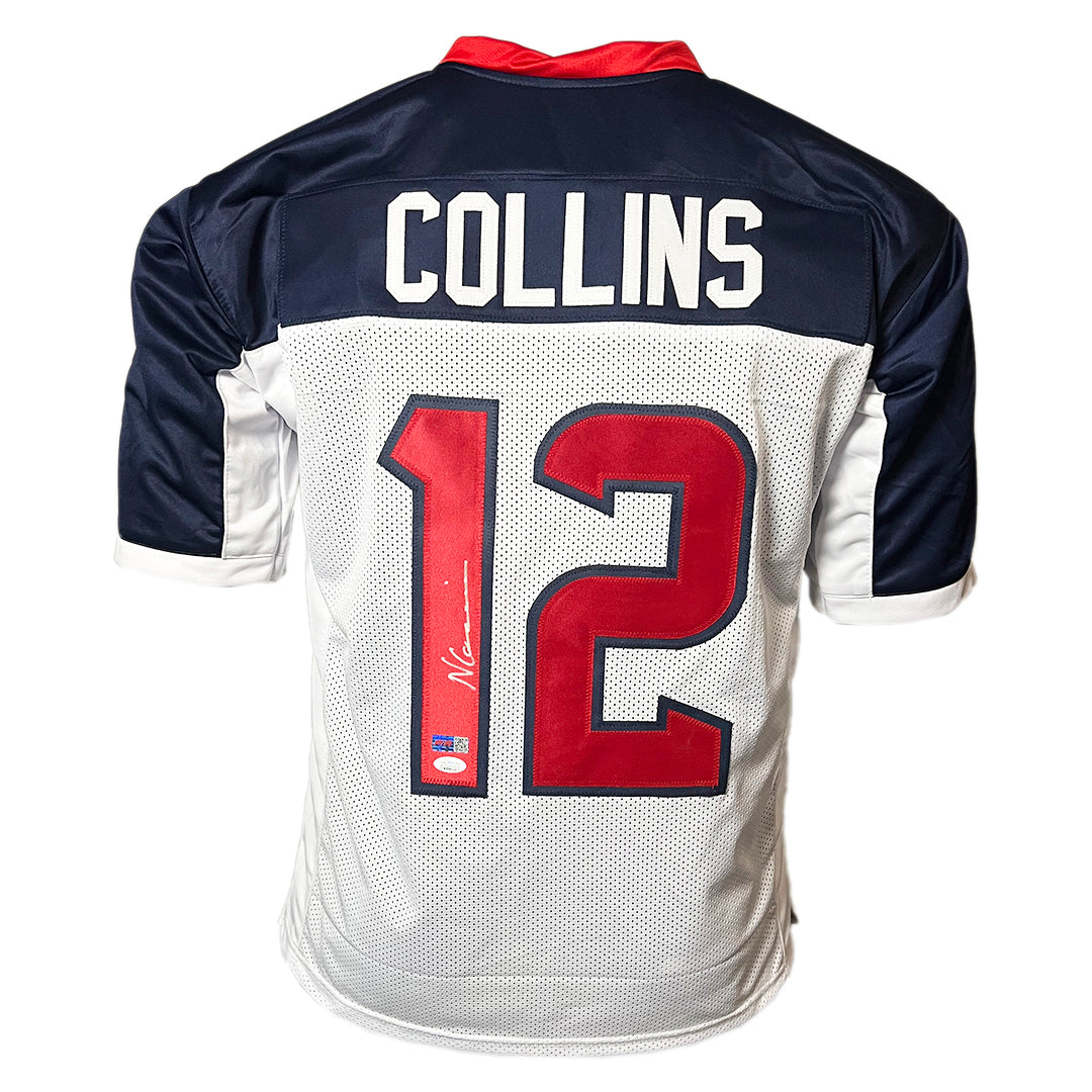 Nico Collins Signed Houston Alternate White Football Jersey (JSA) — RSA