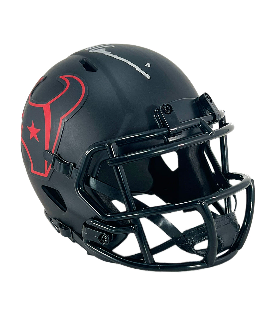 Nico Collins Signed Houston Texans Eclipse Speed Mini Football Helmet — RSA