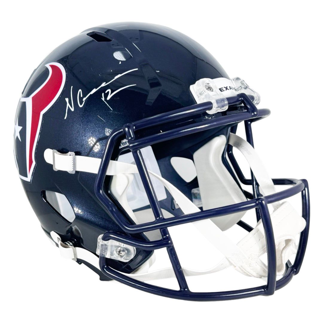 Nico Collins Signed Houston Texans Speed Full-Size Replica Football He ...