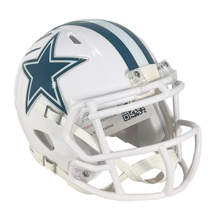 Brandin Cooks Signed Dallas Cowboys Alt 2022 Speed Mini Football Helme ...