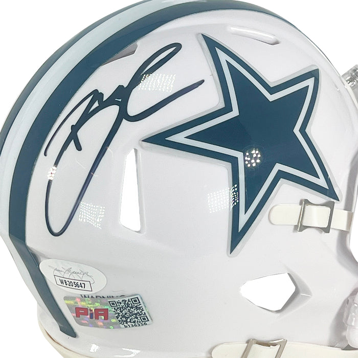 Brandin Cooks Signed Dallas Cowboys Alt 2022 Speed Mini Football Helme ...
