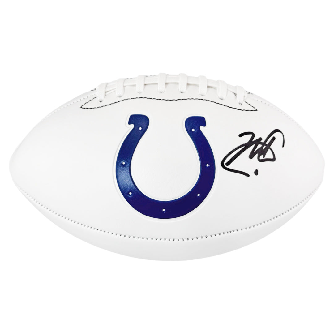 Nick Cross Signed Indianapolis Colts Official NFL Team Logo White Foot ...