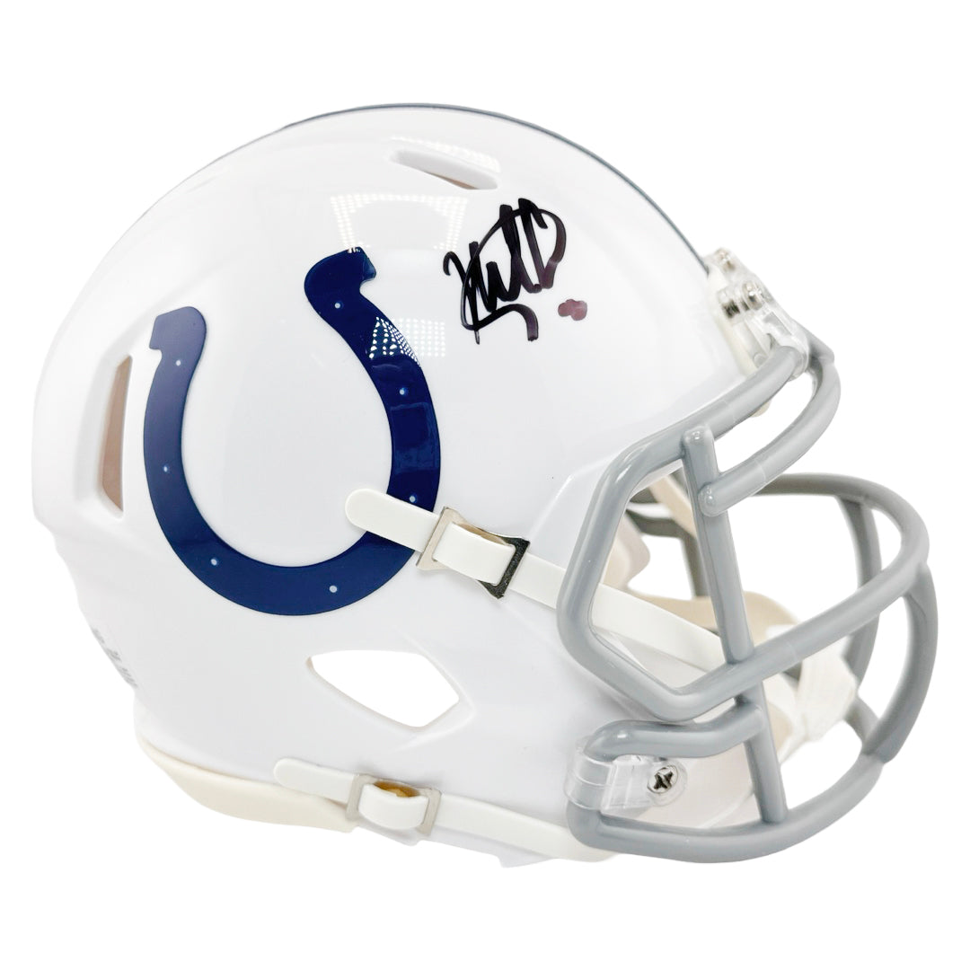 Nick Cross Signed Indianapolis Colts Speed Mini Football Helmet (JSA) — RSA