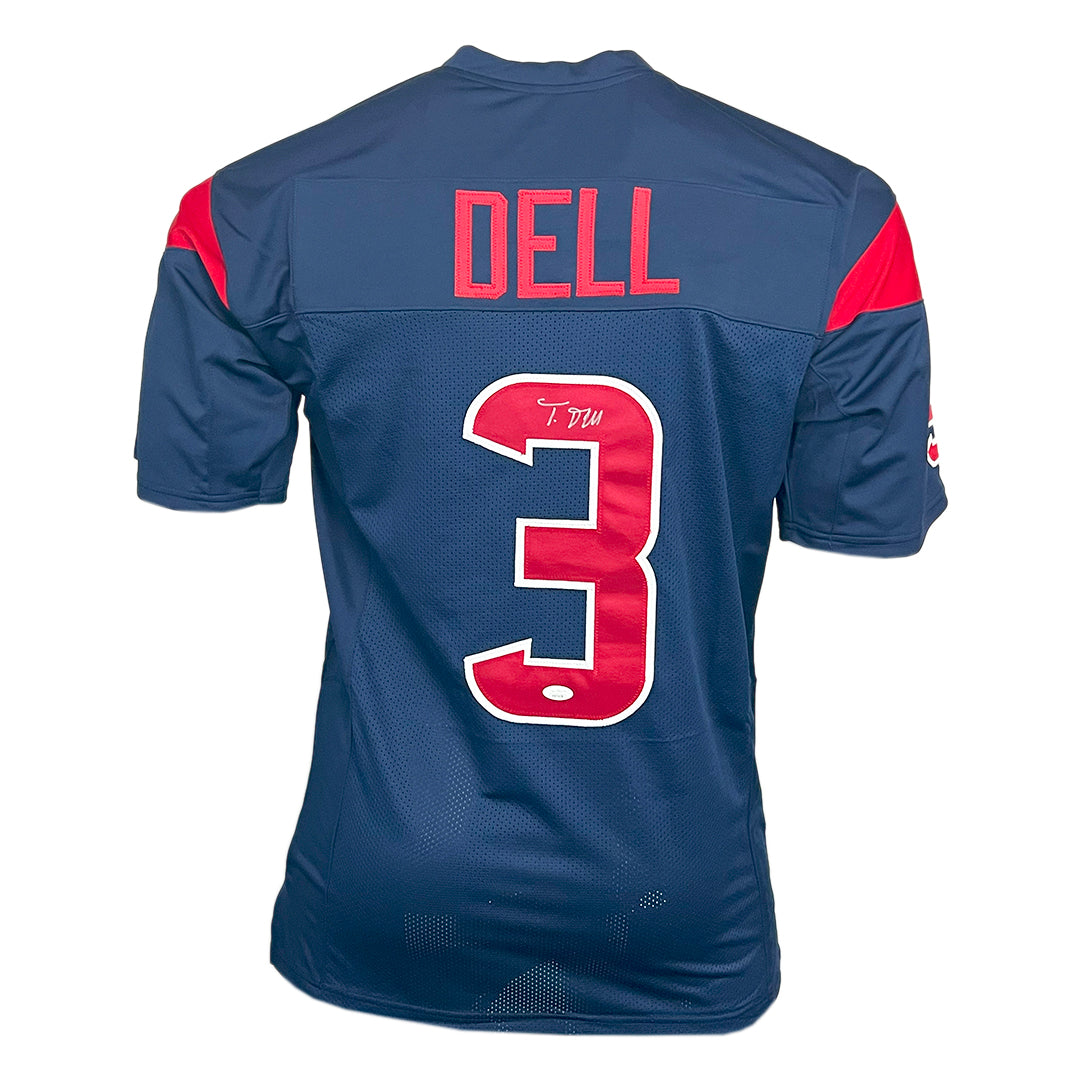 Tank Dell Signed Houston Color Rush Football Jersey (JSA) — RSA