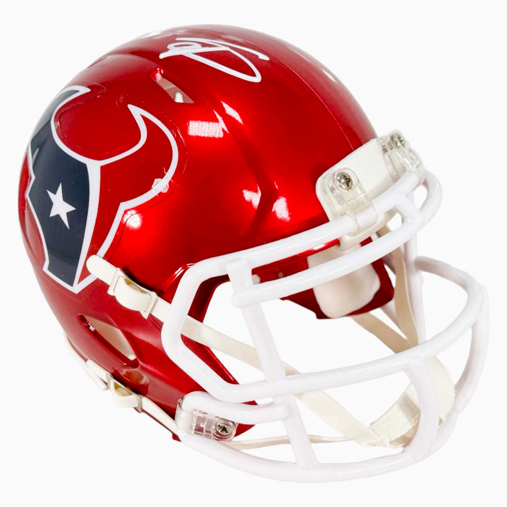 Football Signed Mini Helmets with Authentication - RSA