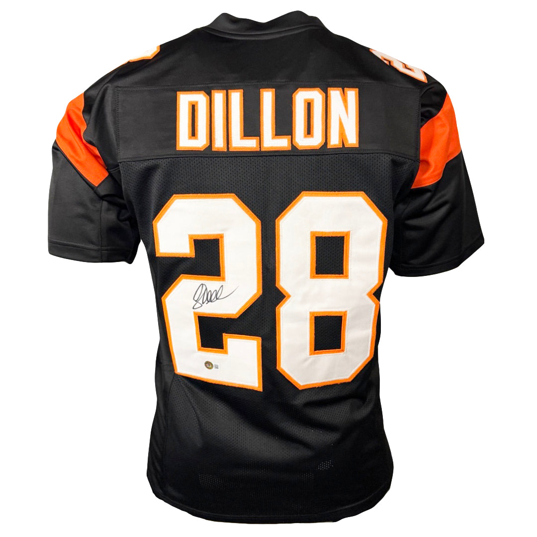 Corey Dillon Signed Cincinnati Black Football Jersey (Beckett) — RSA