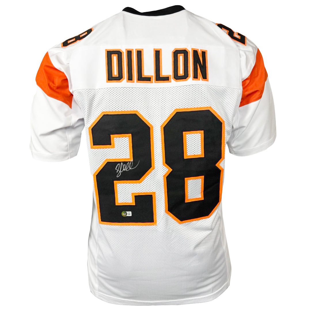 Corey Dillon Signed Cincinnati White Football Jersey (Beckett) — RSA