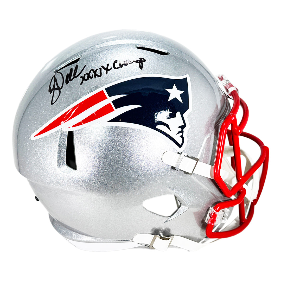 Corey Dillon Signed XXXIX Champ Inscription New England Patriots Speed ...