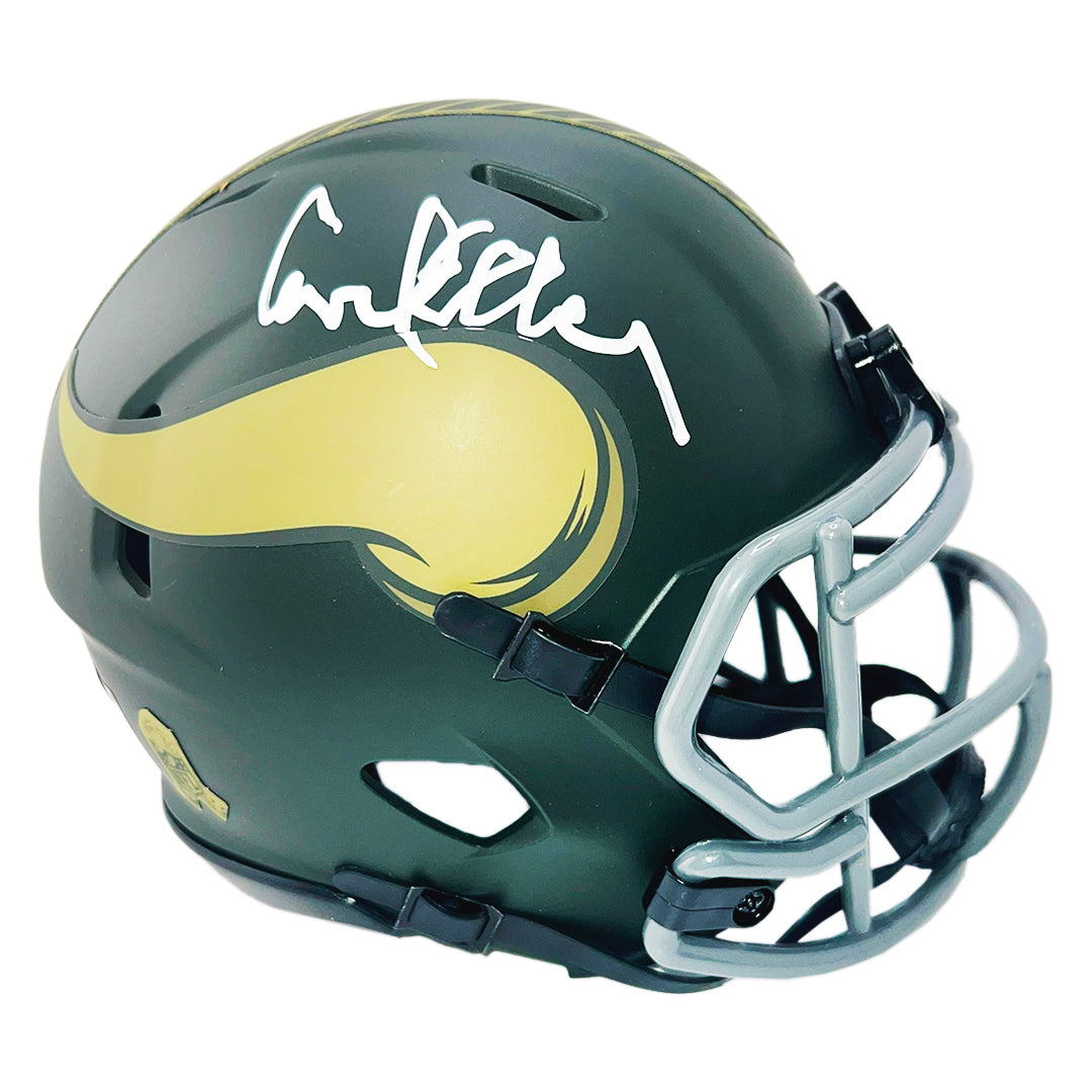 Carl Eller Signed Minnesota Vikings Salute 2025 Mini Football Helmet ...