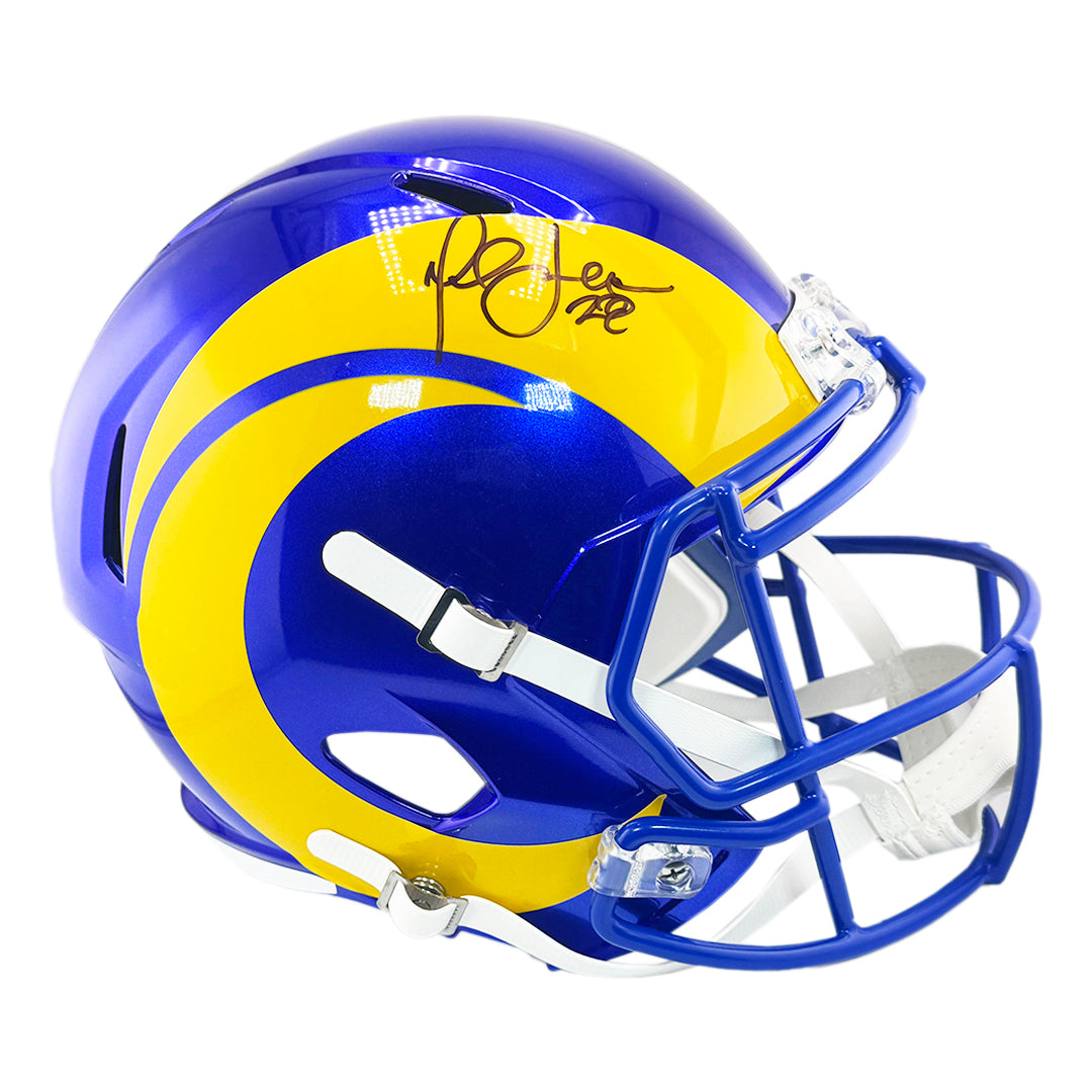 Marshall Faulk Signed Los Angeles Rams Speed Full-Size Replica Footbal ...
