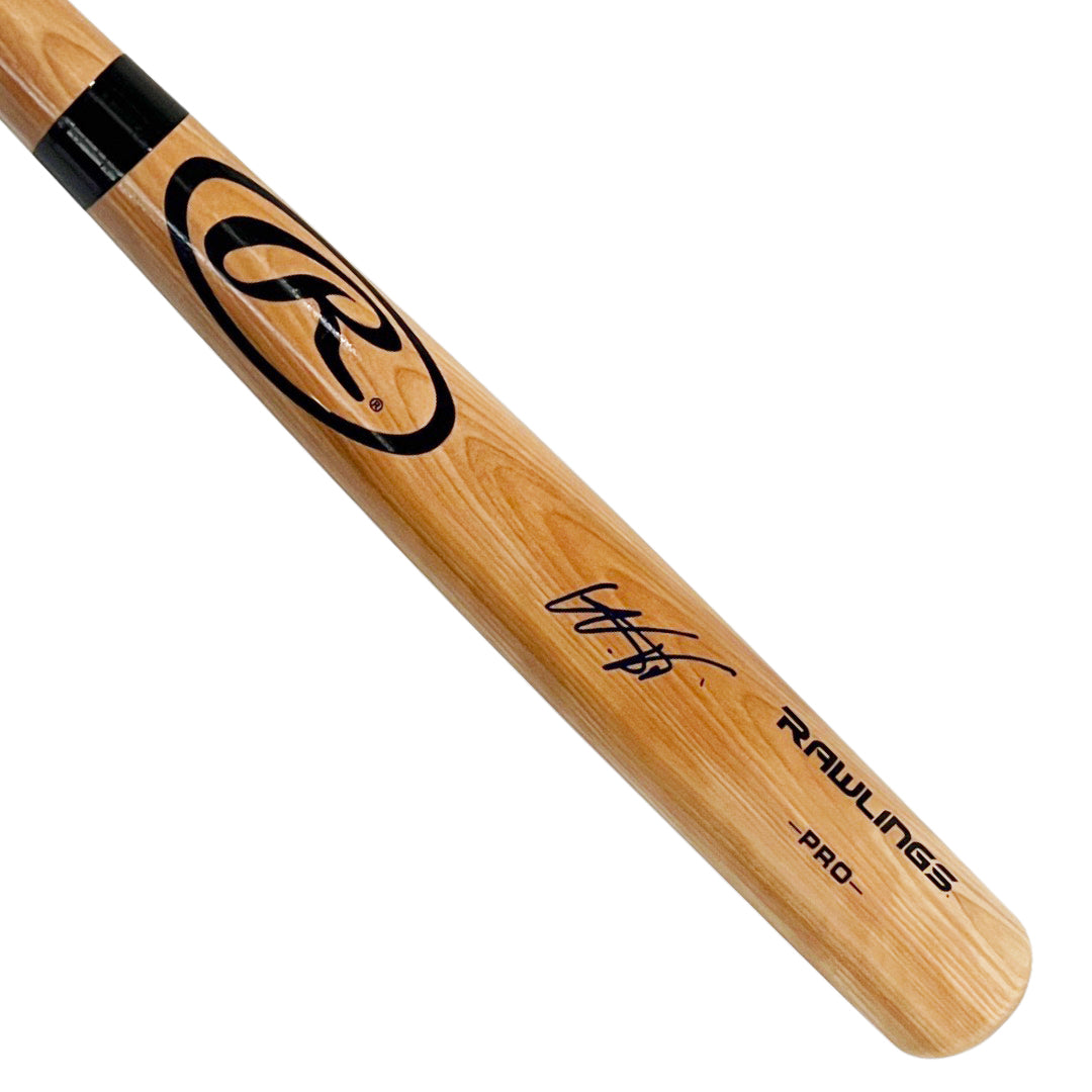 Wander Franco Signed Rawlings Blonde Baseball Bat (JSA) — RSA