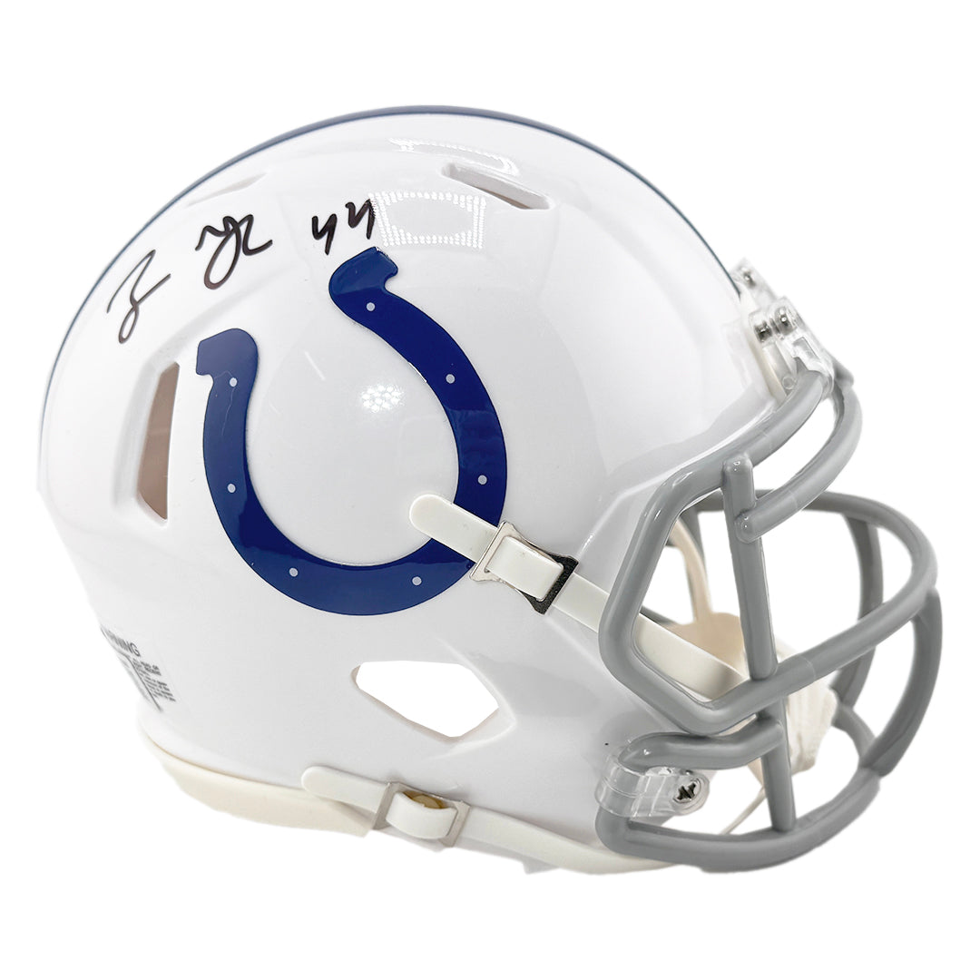 Zaire Franklin Signed Indianapolis Colts Speed Mini Football Helmet (B ...