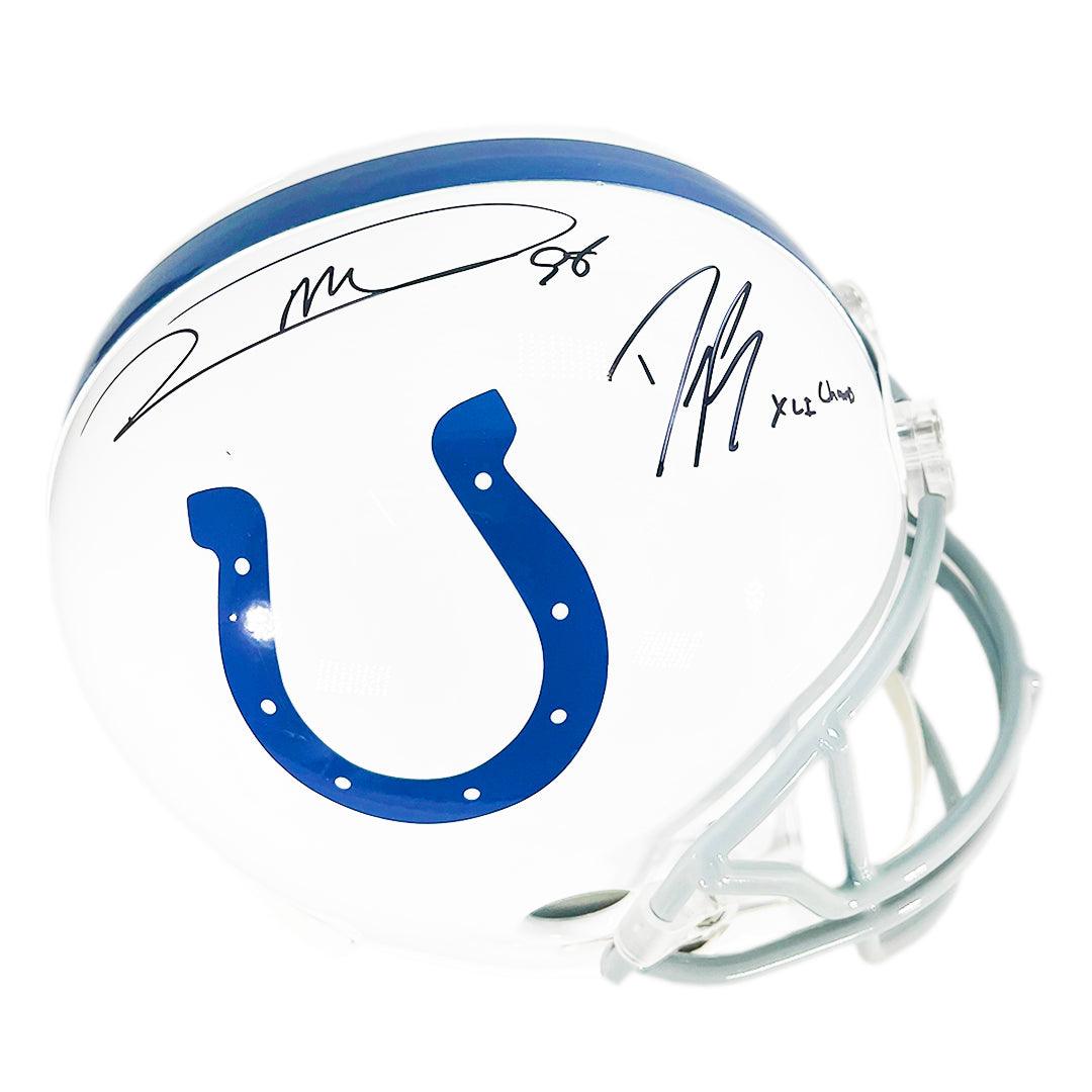 Dwight Freeney & Robert Mathis Signed XLI Champs Inscription Indianapo ...